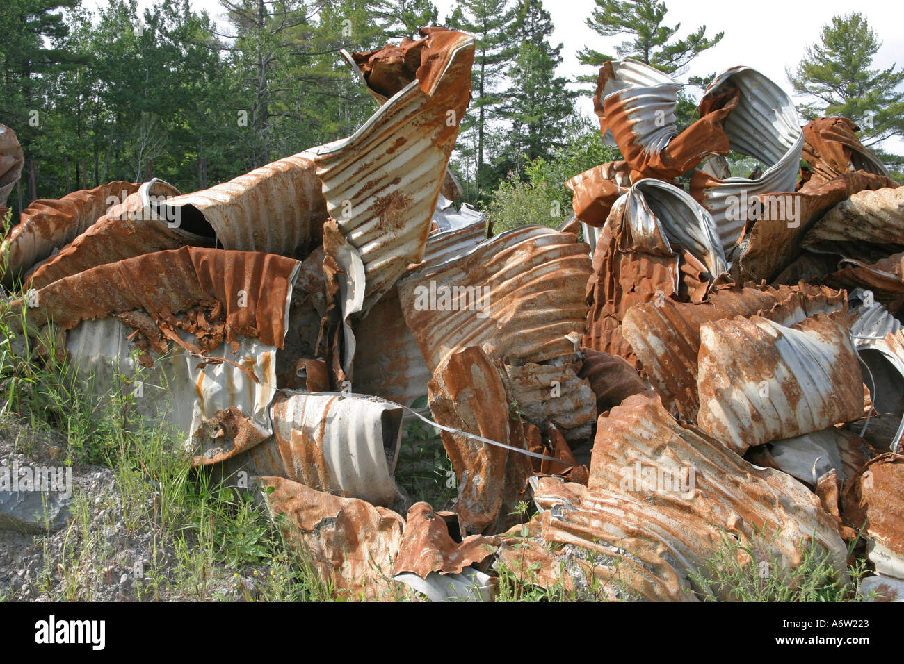 rusty culvert pipes Stock Photo - Alamy