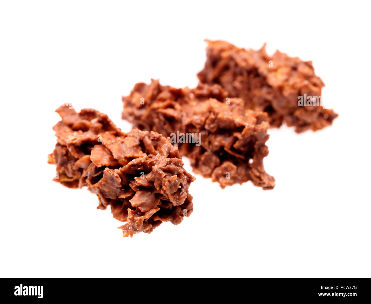 Chocolate Cornflake Cakes Stock Photo - Alamy