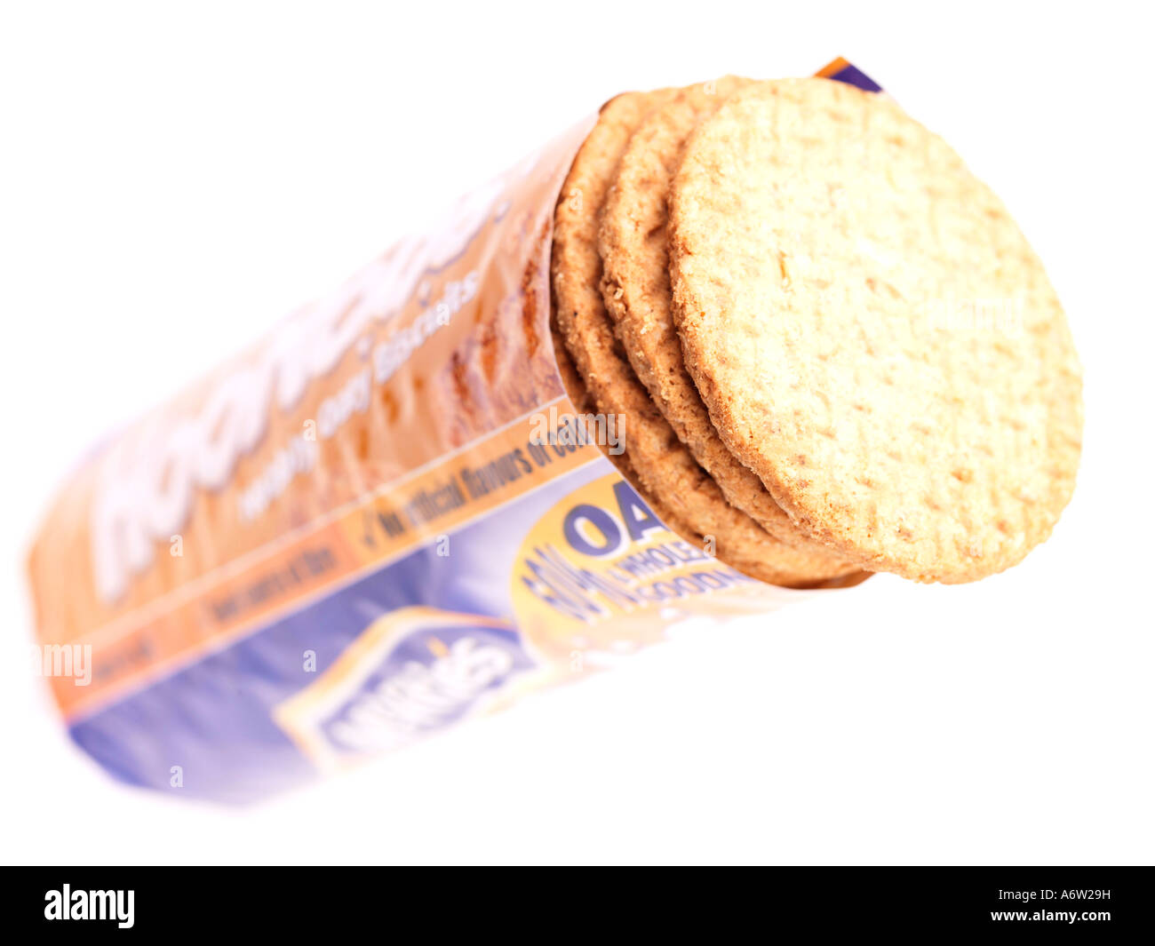 Oat biscuits flavour hob nob snack Cut Out Stock Images & Pictures - Alamy