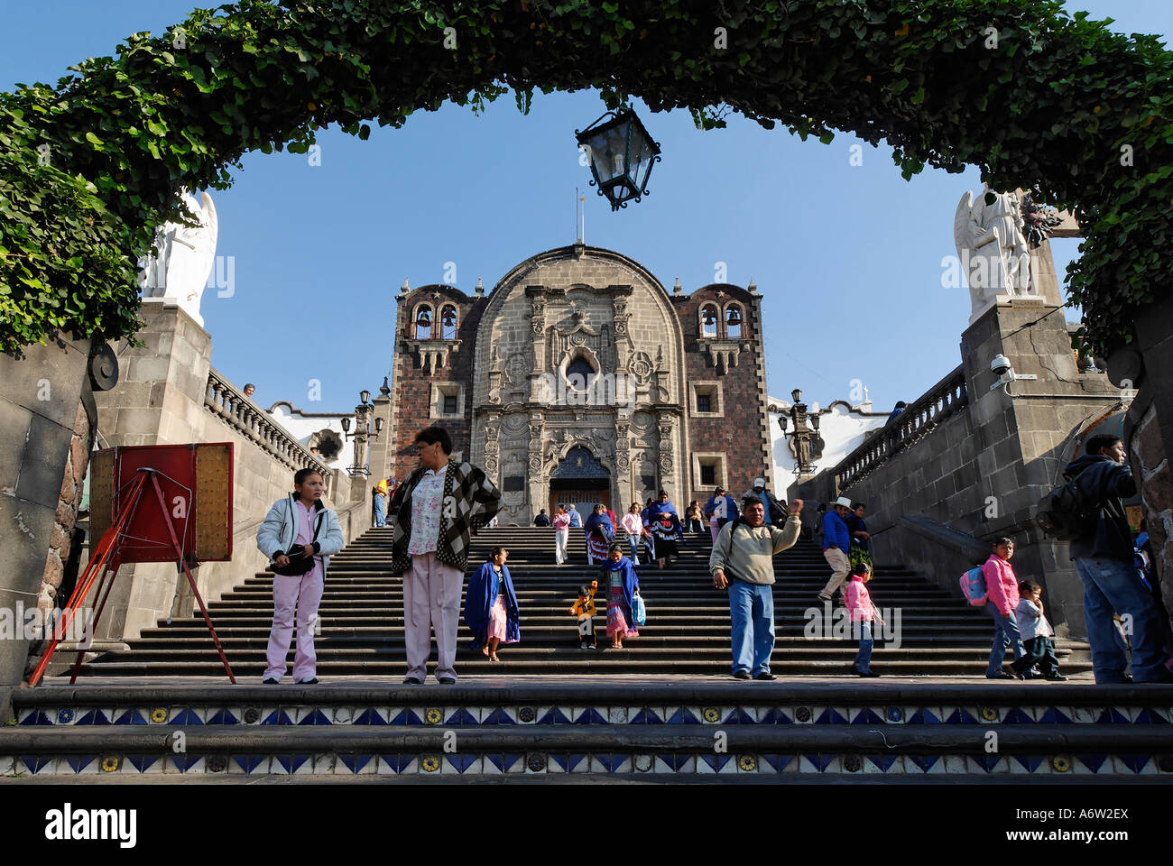 Pilgrimage church of La Basilica de Nuestra Senora de Guadalupe, Mexico ...