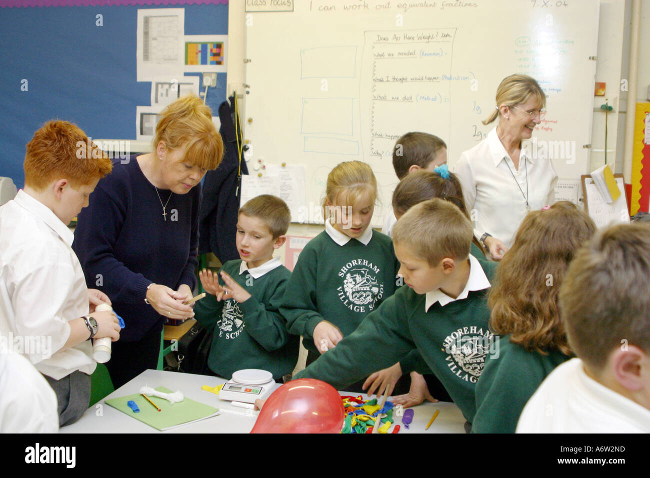 Village primary classroom scene Stock Photo - Alamy