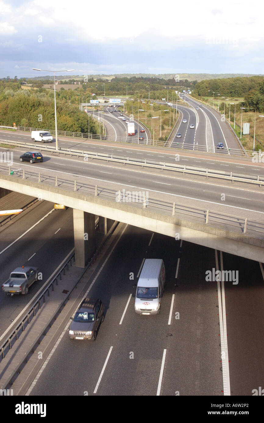 M25 in Kent England near Sevenoaks Stock Photo - Alamy