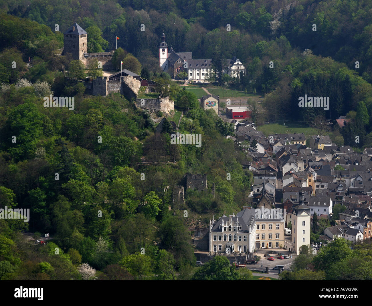 The Castle and abbey of Sayn in Bendorf Sayn Rhineland-Palatinate ...