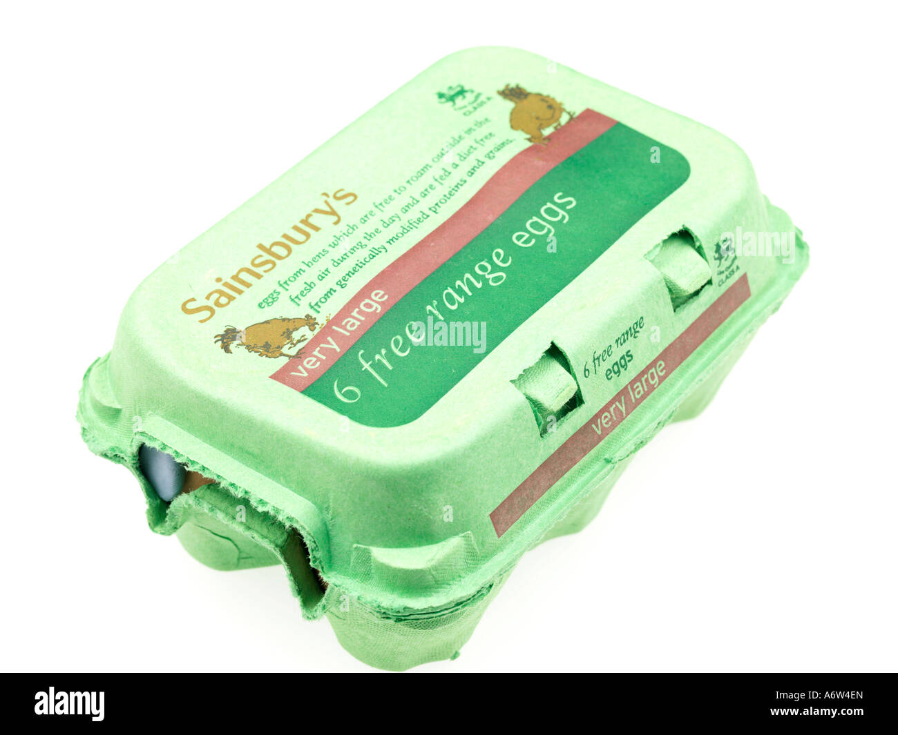 Egg eggs dairy produce cartons carton free range hi-res stock ...