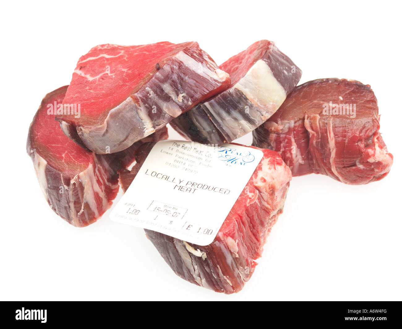 Locally Produced Fillet Beef Stock Photo - Alamy