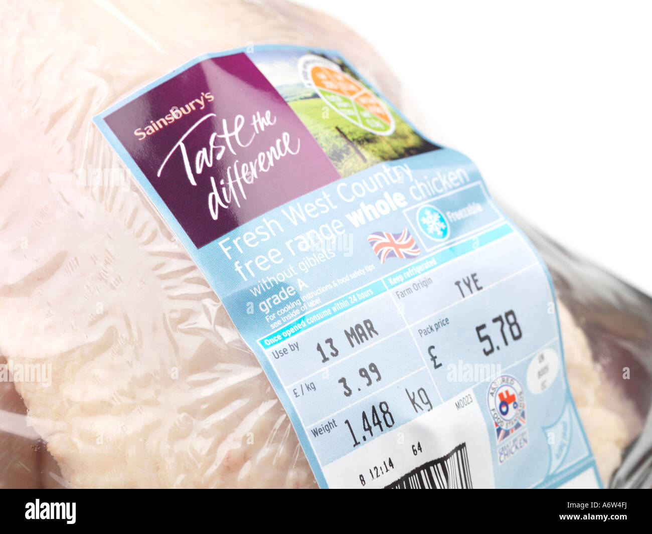 Free Range Chicken Stock Photo - Alamy