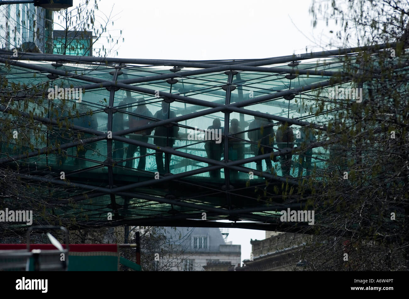 Arndale glass bridge Manchester Stock Photo - Alamy