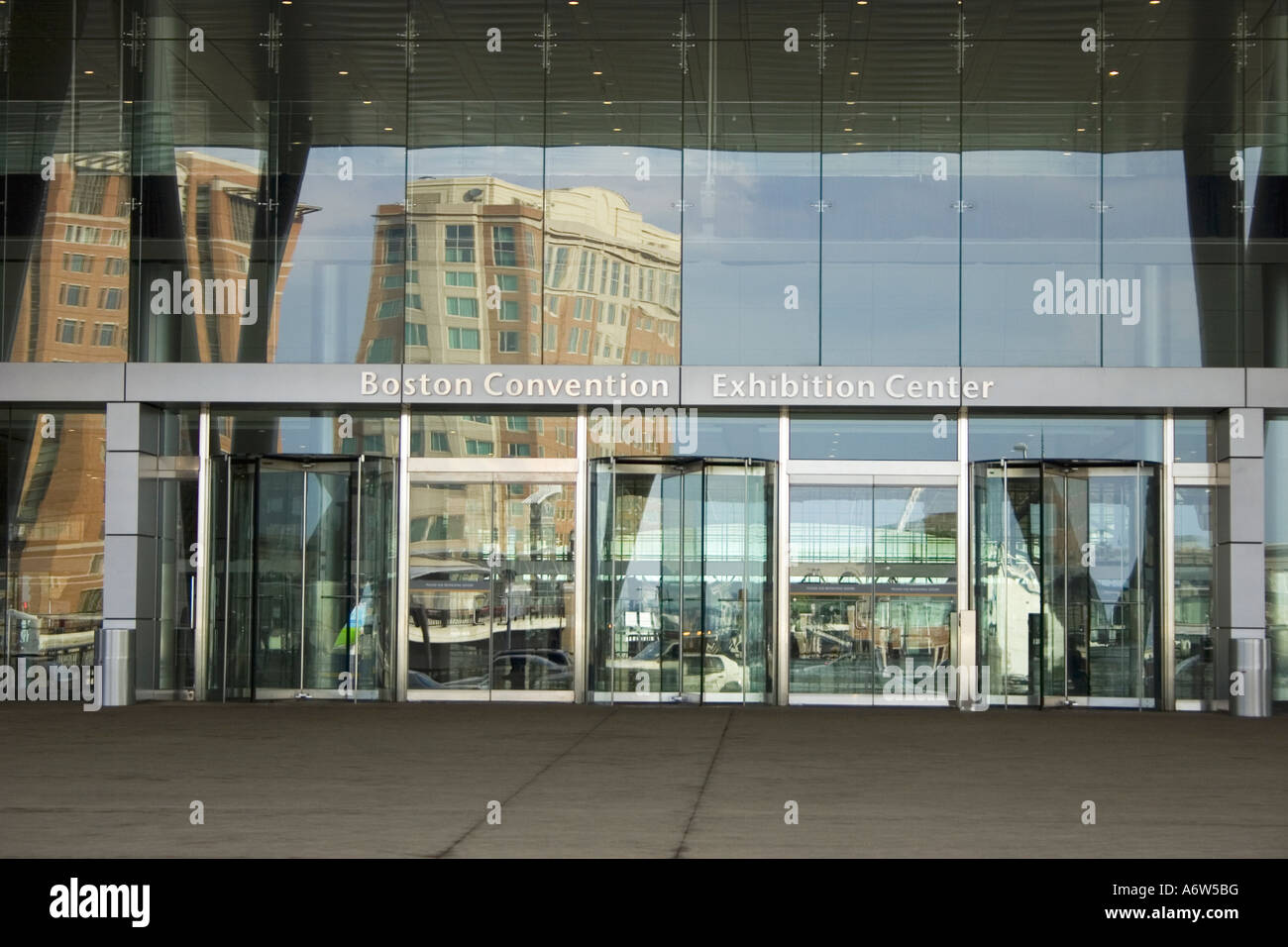 Entrance Boston Convention Exhibition Center Stock Photo - Alamy