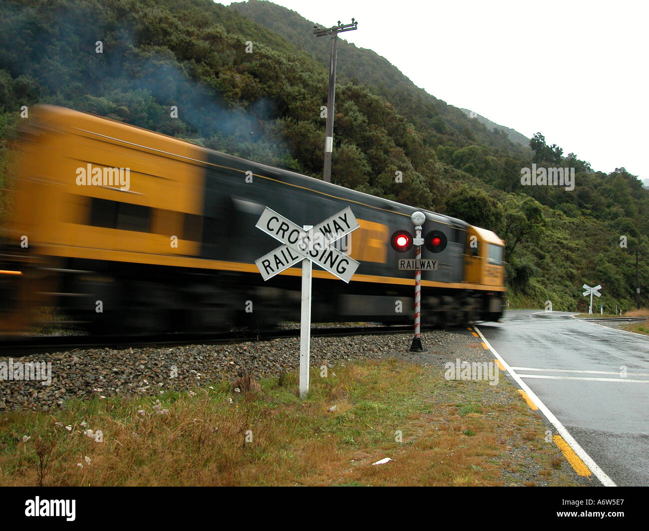 Speeding Freight Train