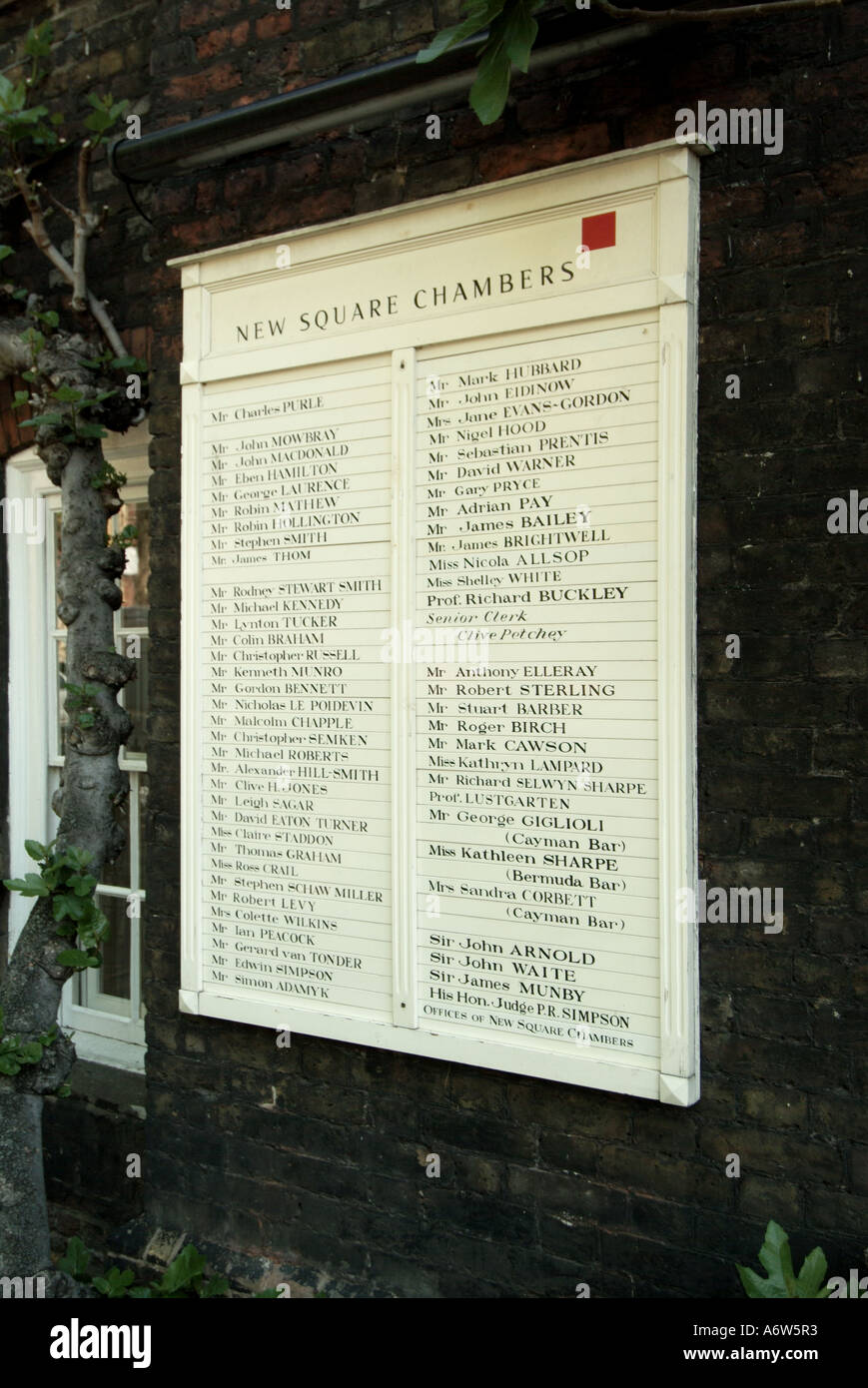 Barristers chambers hi-res stock photography and images - Alamy