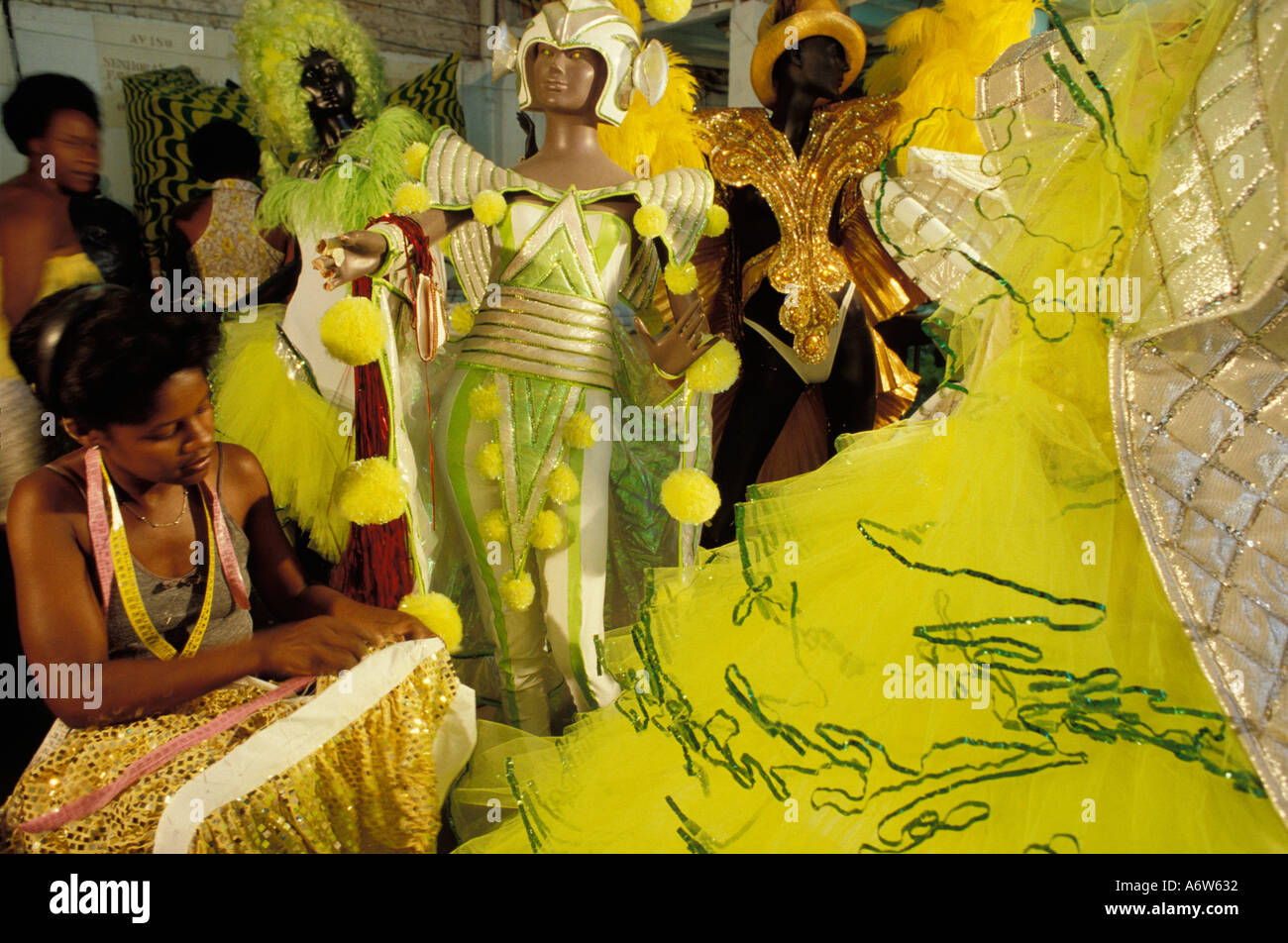 Preparation for Samba Schools Parade Carnival Rio de Janeiro Brazil ...