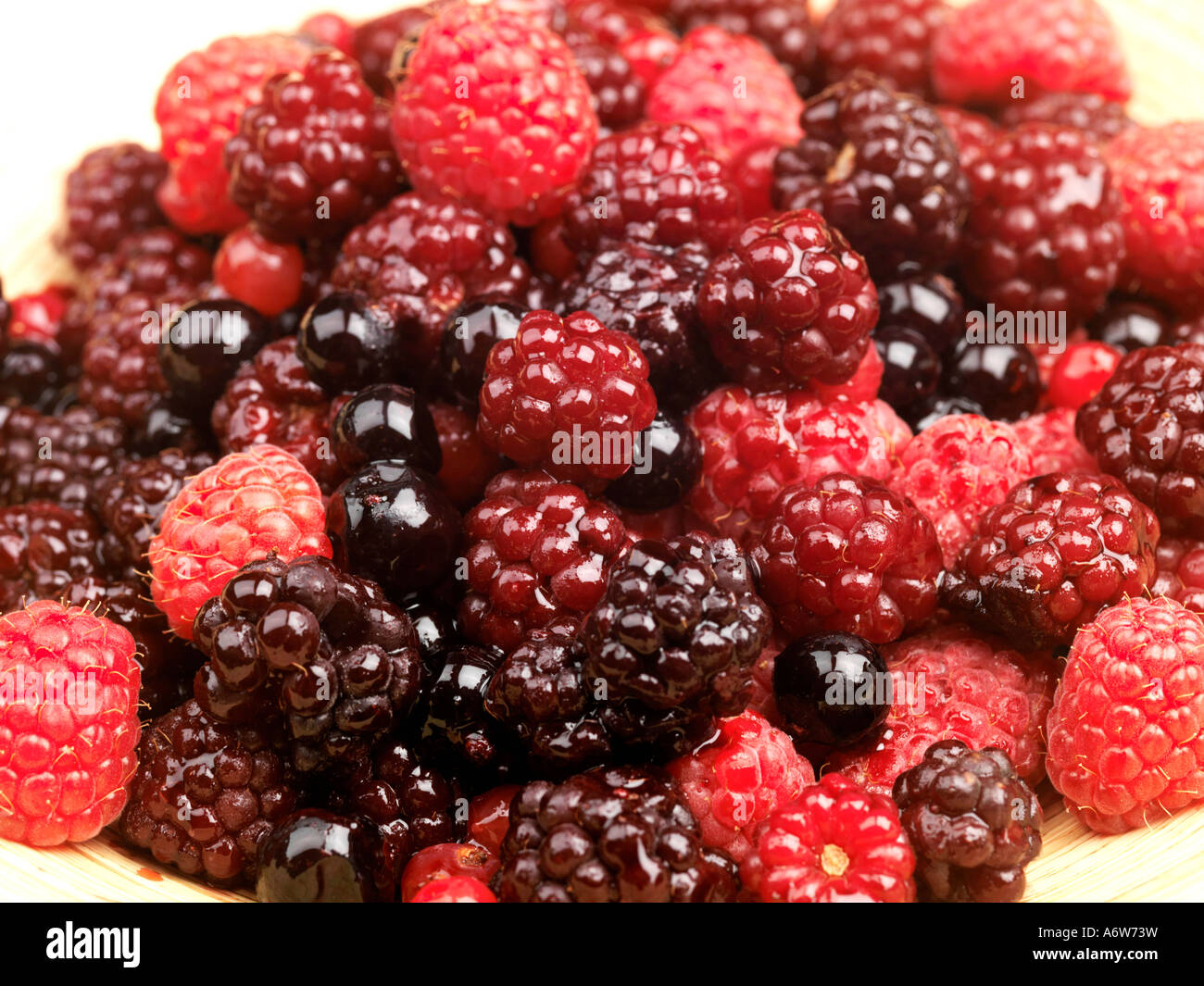Summer Fruits and Berries Stock Photo - Alamy