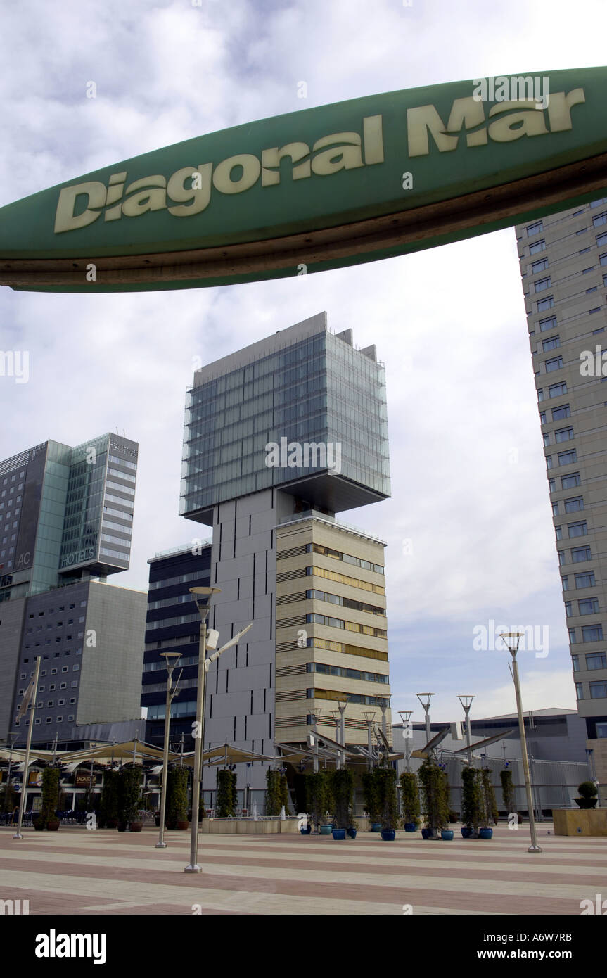 diagonal mar barcelona spain spanish espana diagonal mar catalunya ...