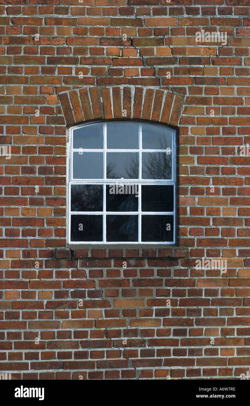Symmetrical window in German Farmhouse Stock Photo - Alamy