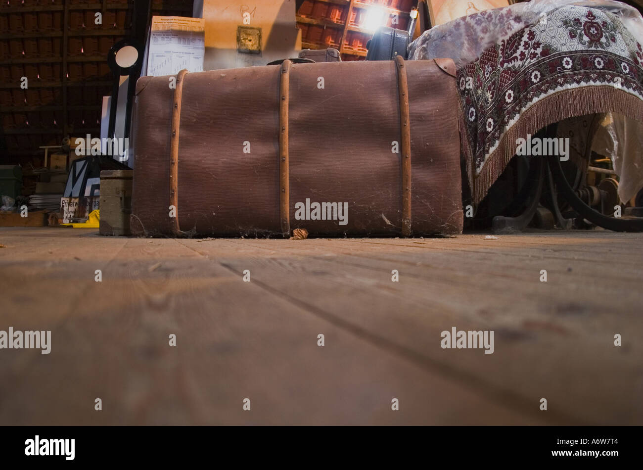 Old objects in attic hi-res stock photography and images - Alamy