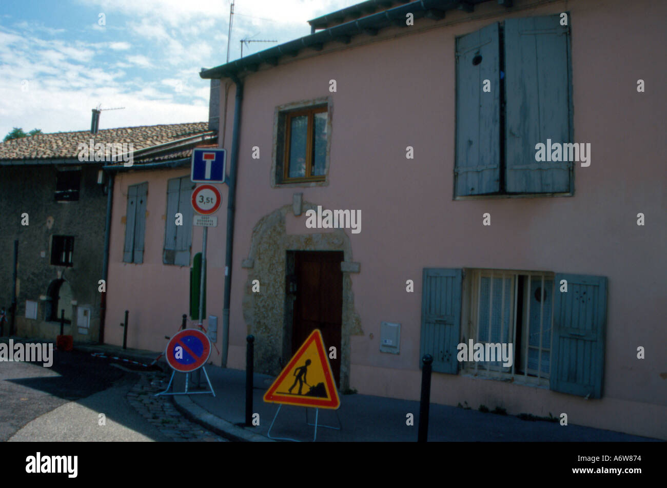 model house lyon france Stock Photo - Alamy