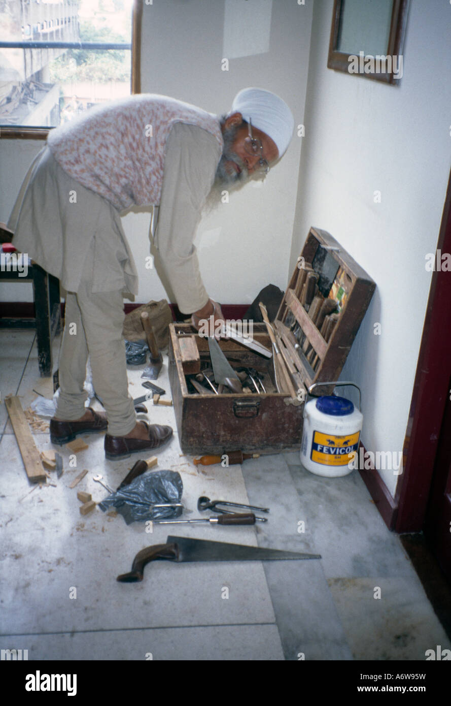 Sikh Carpenter Amritsar India Stock Photo - Alamy