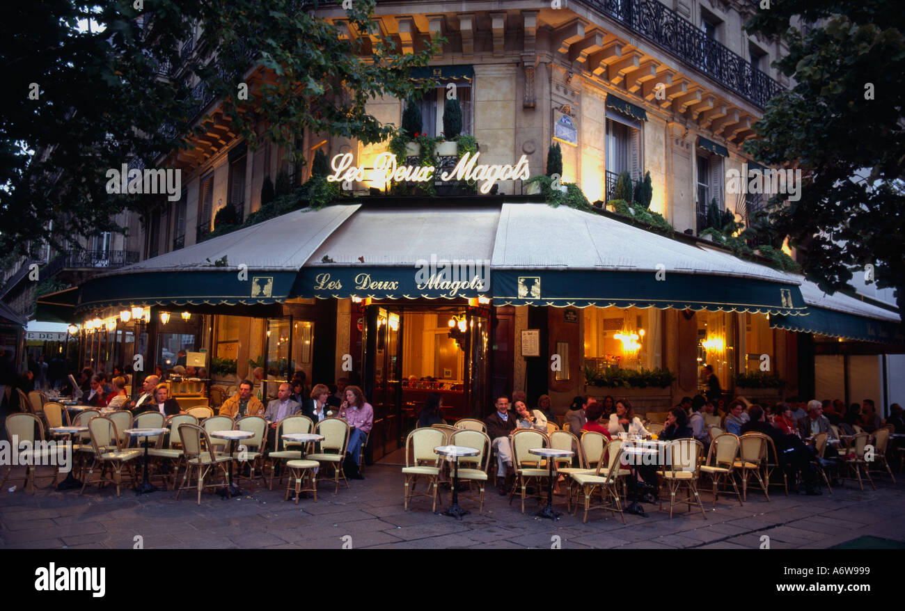 Terrace famous cafe les hi-res stock photography and images - Alamy