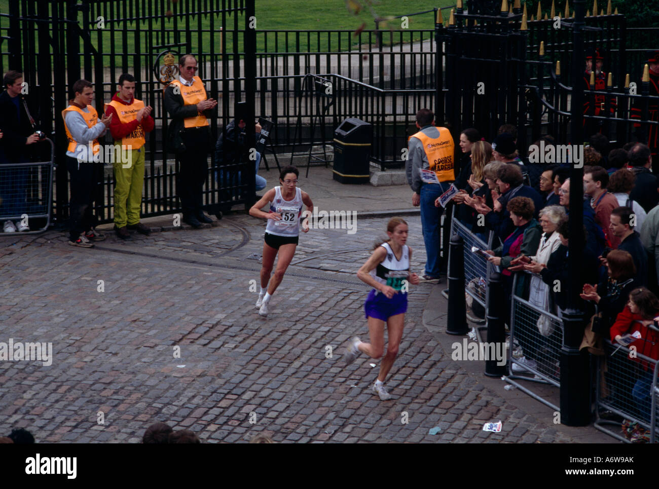 Female Runners London Marathon England Stock Photo - Alamy
