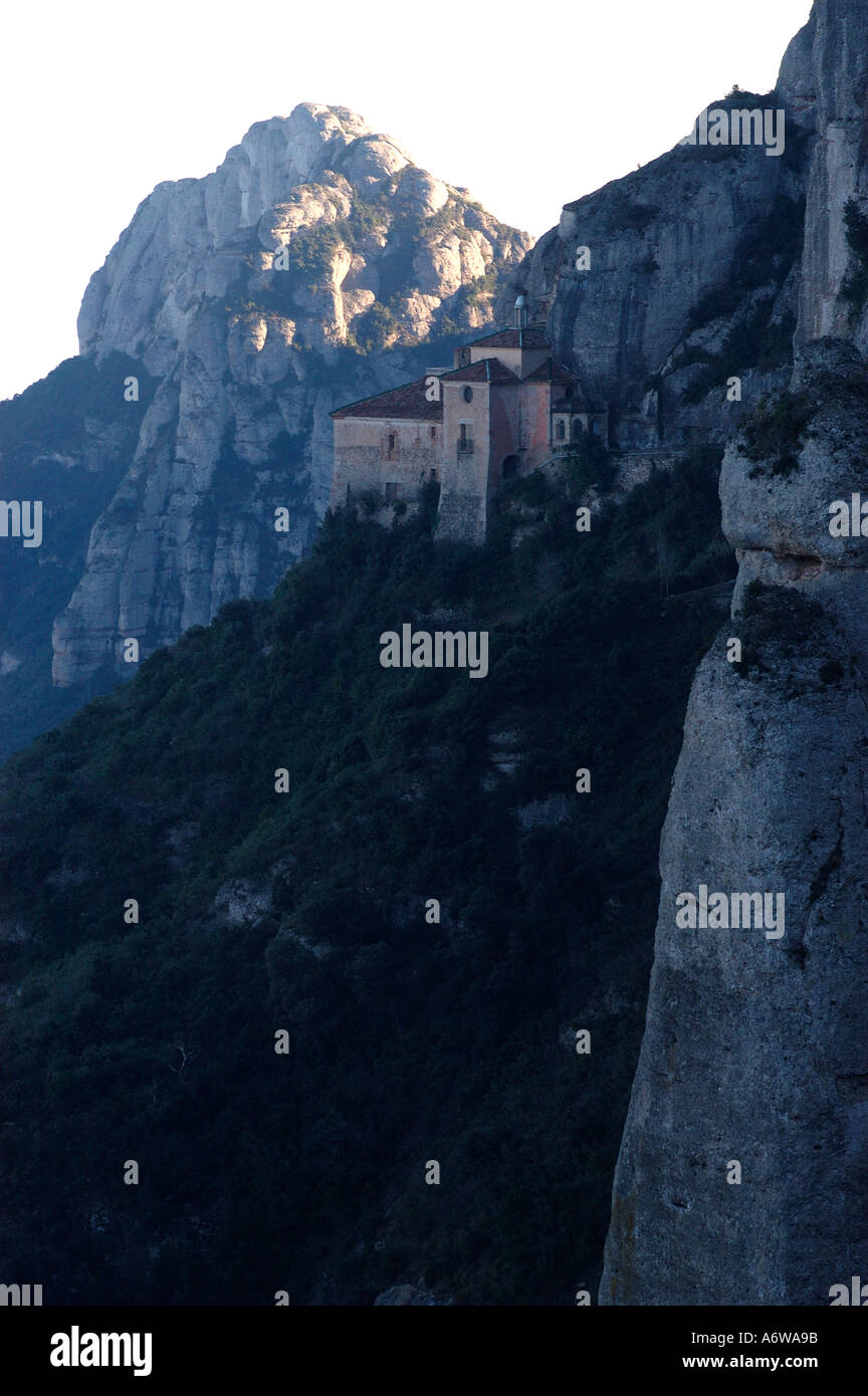 la santa cova Montserrat Catalonia Spain Stock Photo - Alamy
