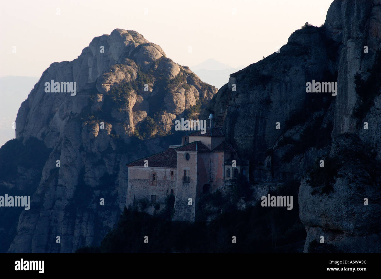 la santa cova Montserrat Catalonia Spain Stock Photo - Alamy