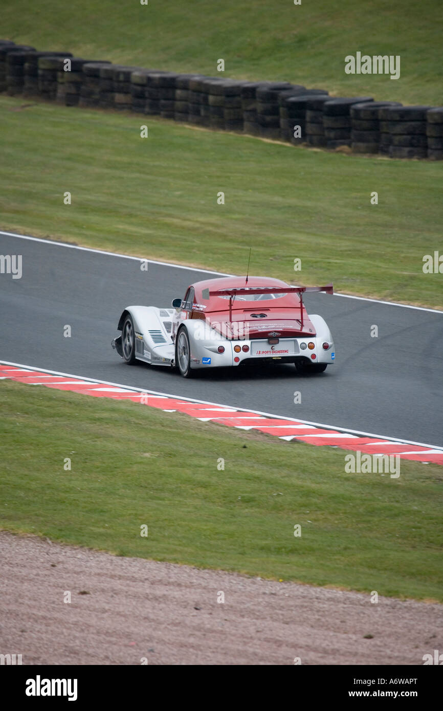 rear of a Morgan Aero 8 GT at Oulton Park GT Racing during May 2007 ...