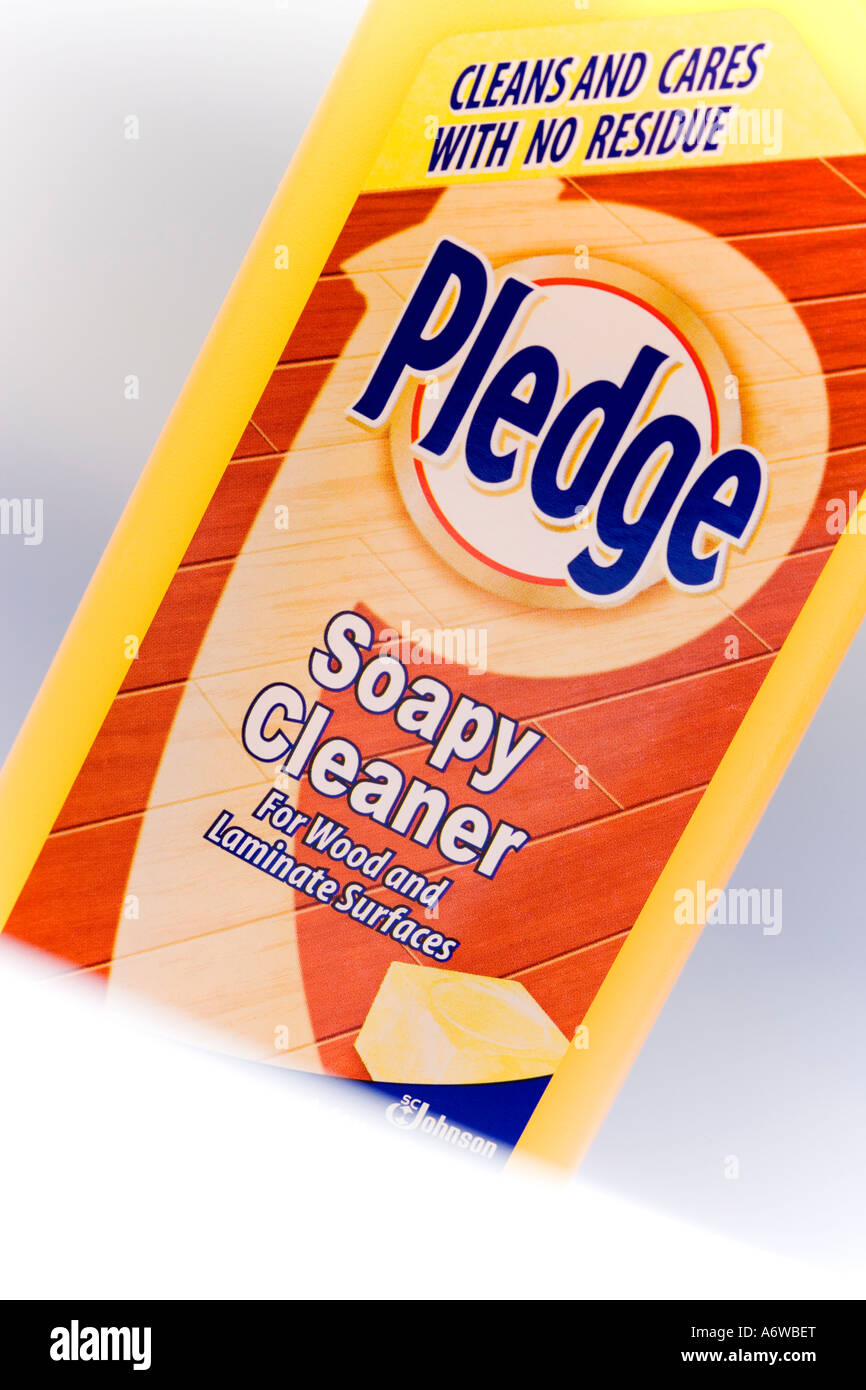 PLEDGE WOODEN FLOOR CLEANER Stock Photo - Alamy
