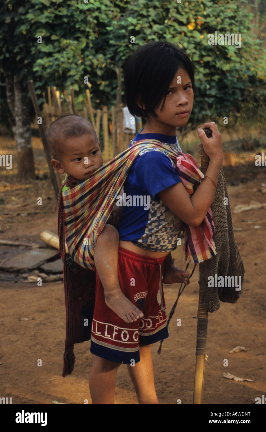 Lahu Girl, Chiang Mai, Thailand Stock Photo - Alamy