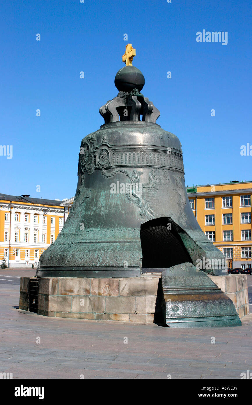 The Tsar Bell in Moscow's Kremlin, Russia Stock Photo - Alamy