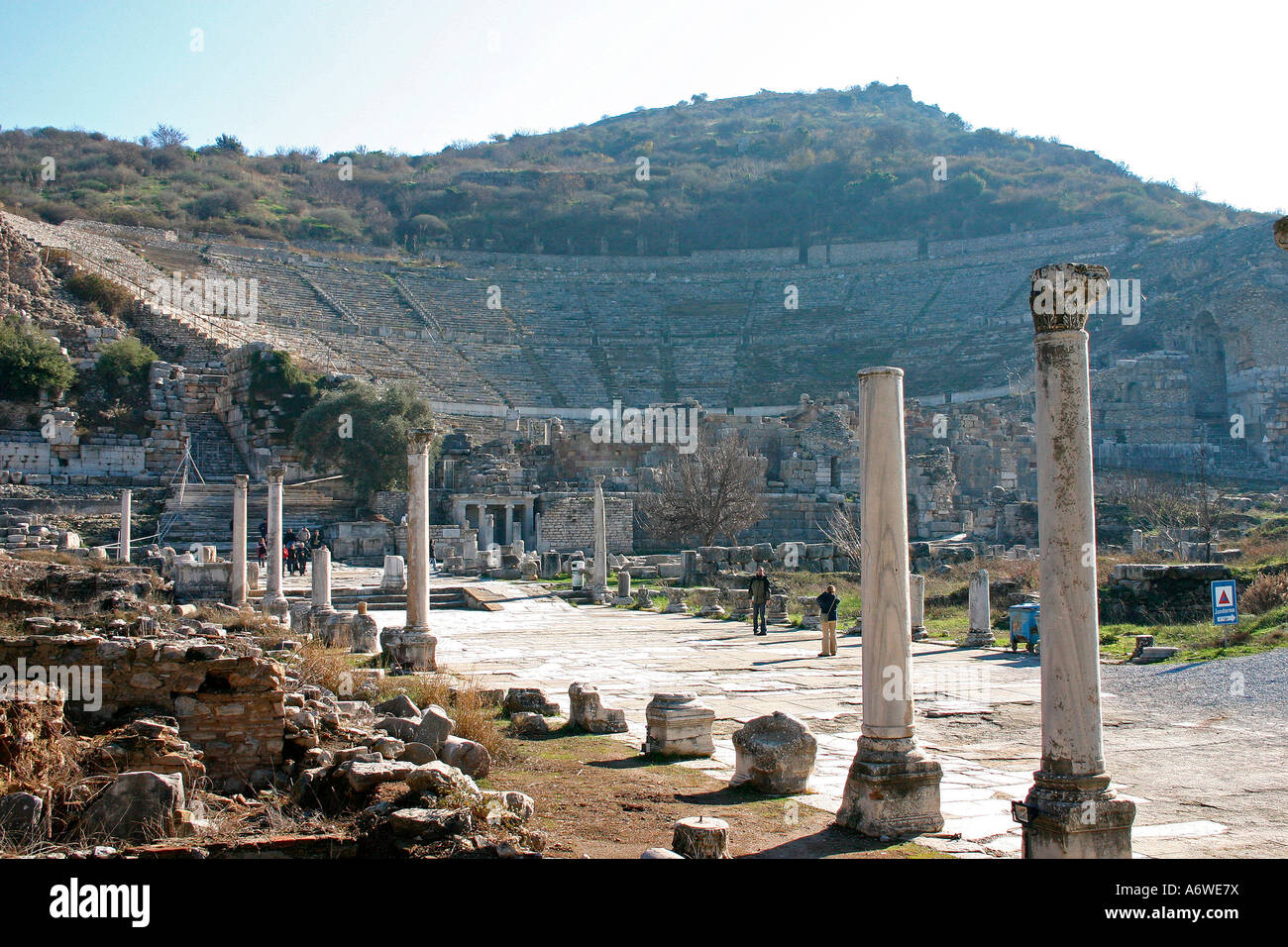 The Roman amphitheater at Ephesus, Turkey Stock Photo - Alamy