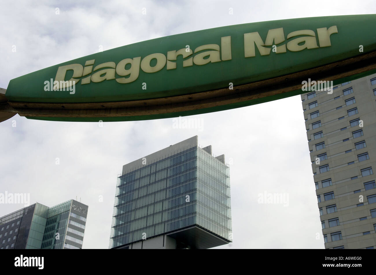 diagonal mar barcelona spain spanish espana diagonal mar catalunya ...