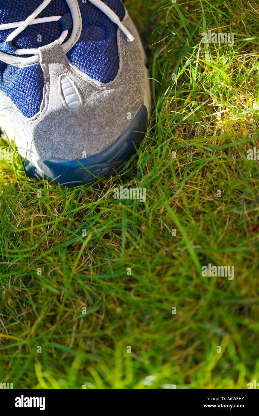 Trainer running footprint hi-res stock photography and images - Alamy