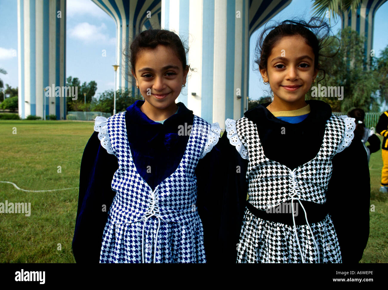 Kuwait children sisters hi-res stock photography and images - Alamy