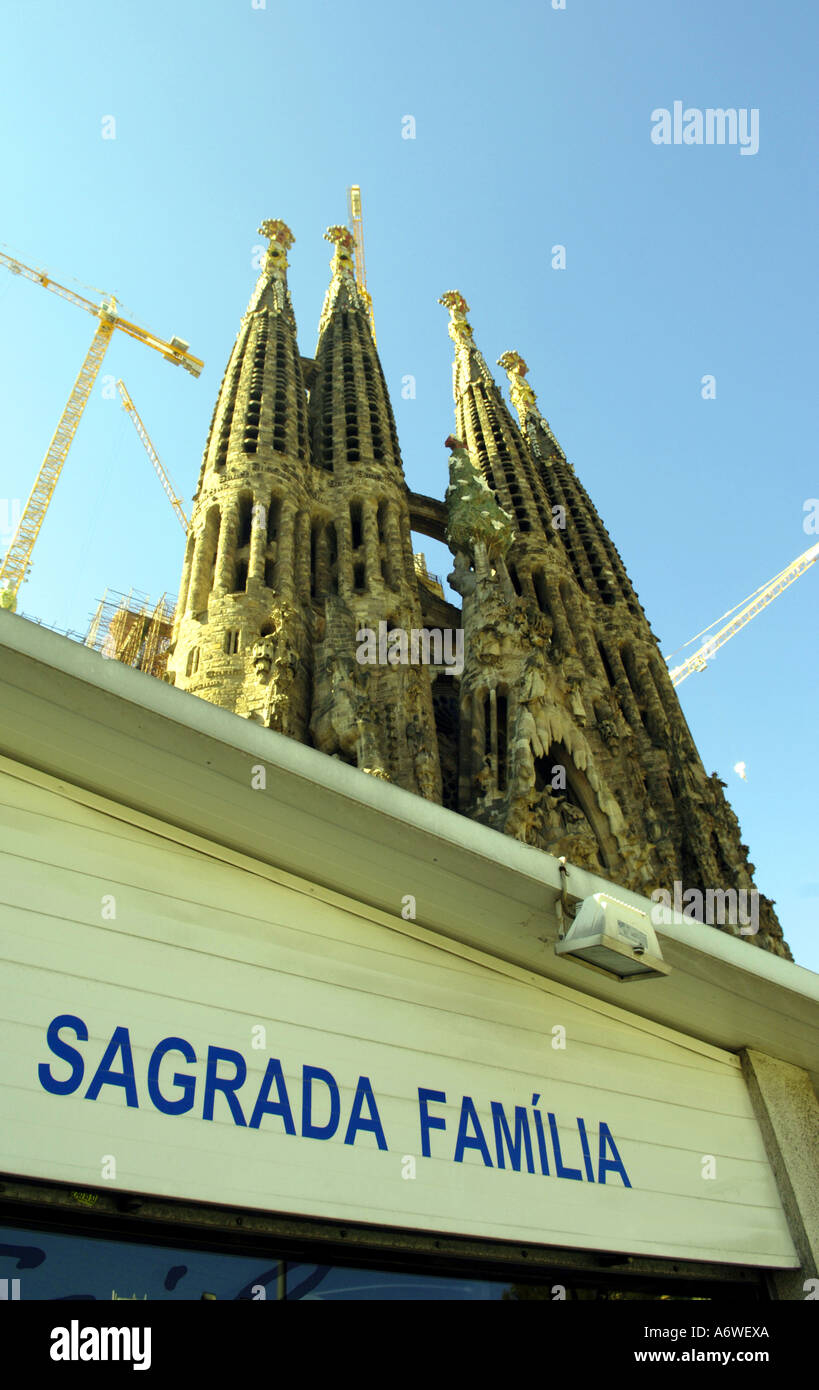 La, Sagrada, Familia, Antoni, Gaudi, Barcelona, Spain, Antoni, gaudi ...