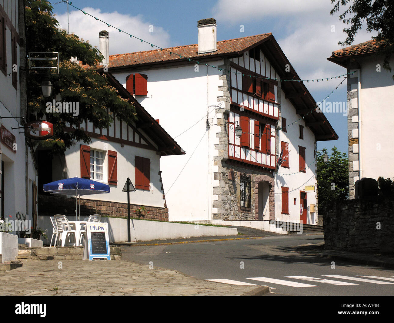 france aquitaine pyrenees atlantique pays basque countryside near ...