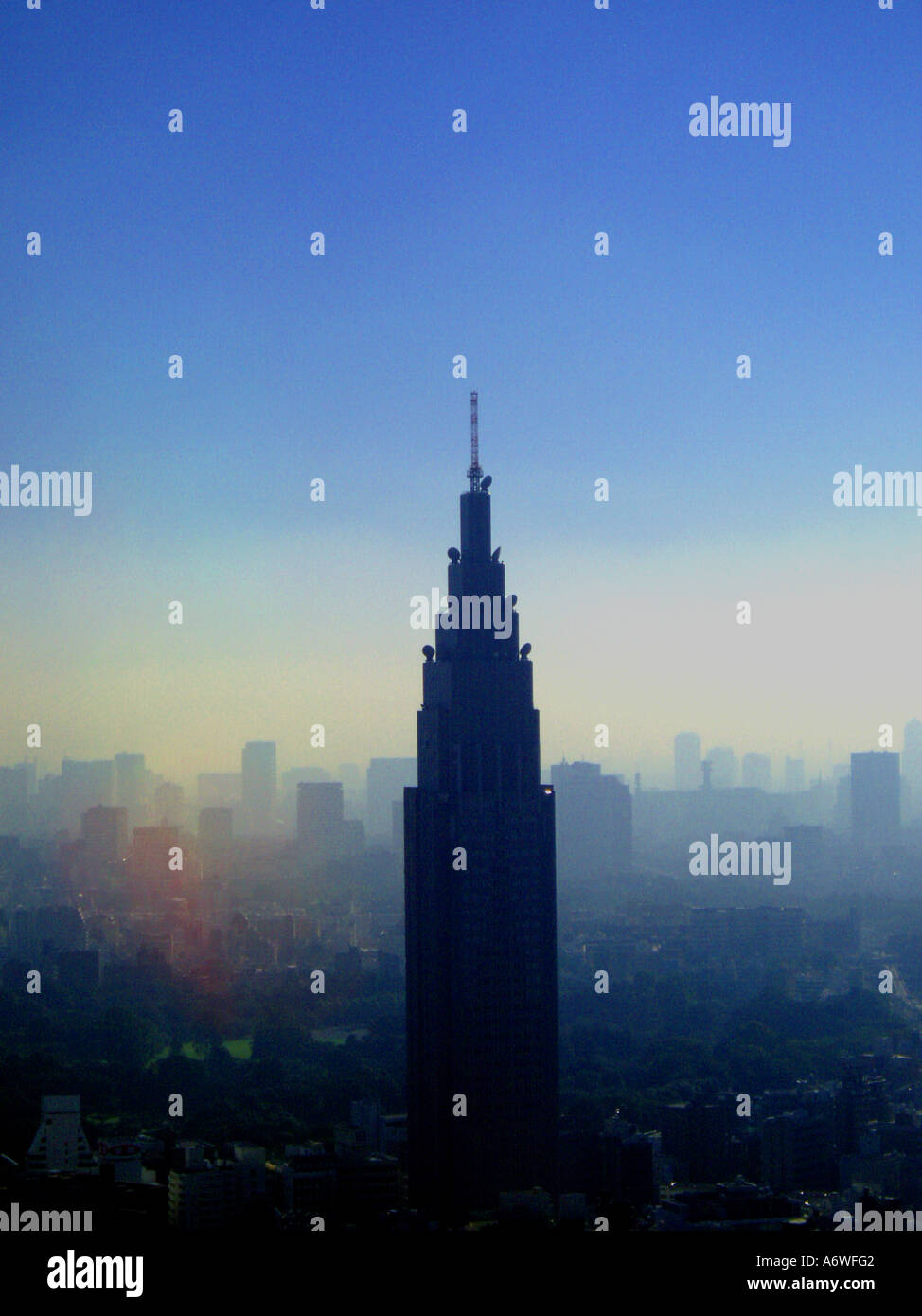 NTT Tower viewed from Tokyo Park Hyatt hotel Japan Stock Photo - Alamy