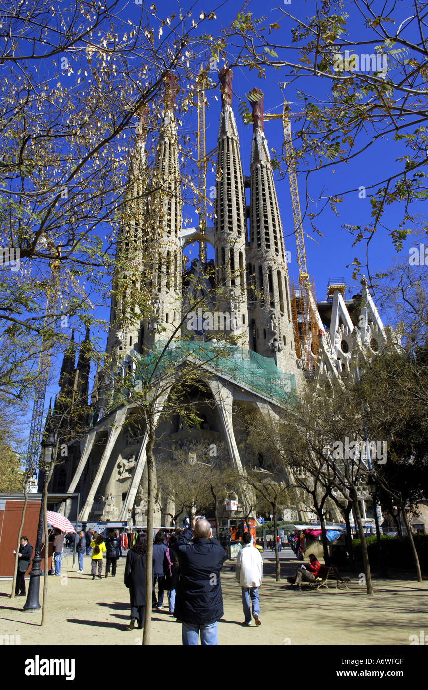 La, Sagrada, Familia, Antoni, Gaudi, Barcelona, Spain, Antoni, gaudi ...