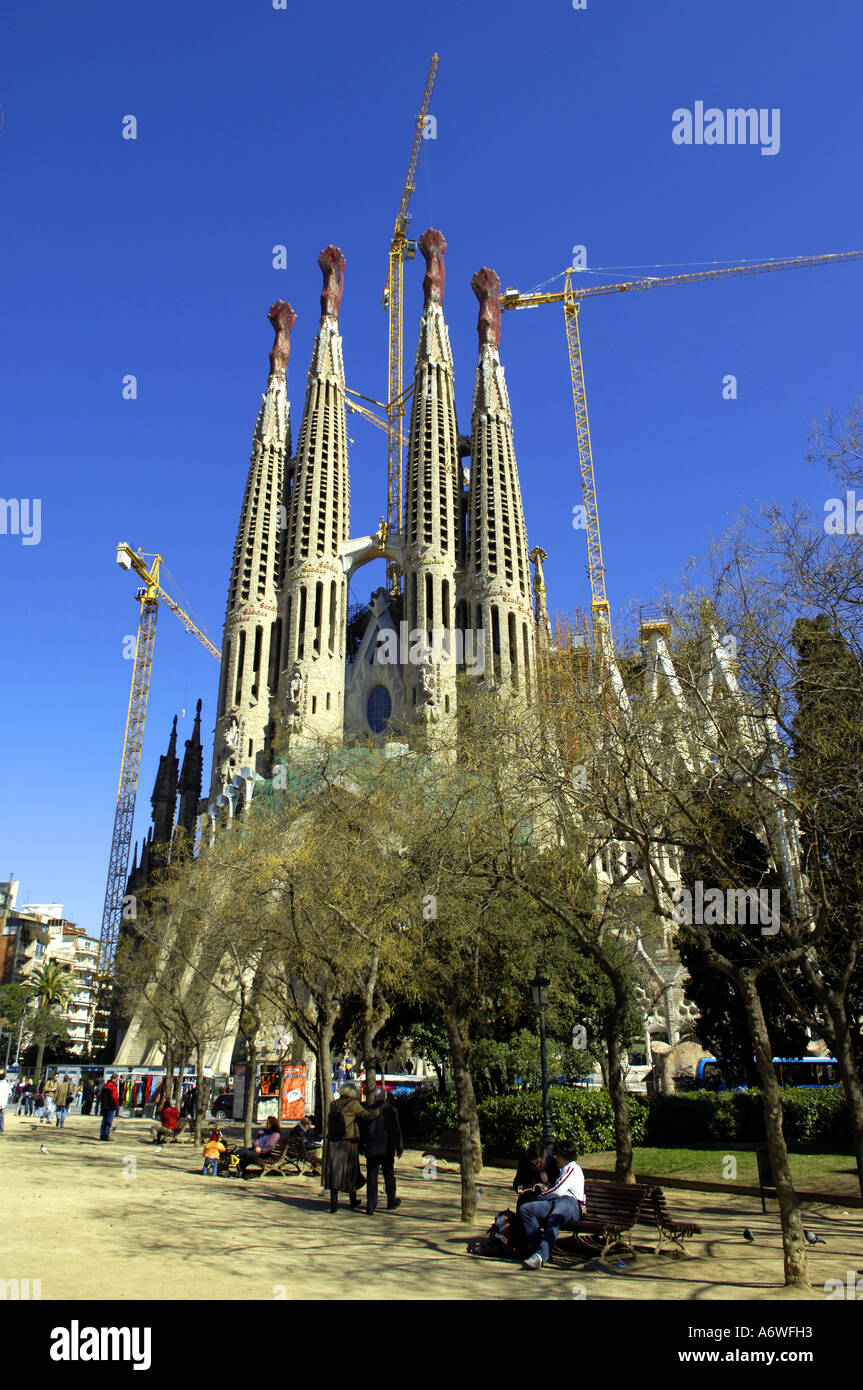 La, Sagrada, Familia, Antoni, Gaudi, Barcelona, Spain, Antoni, gaudi ...