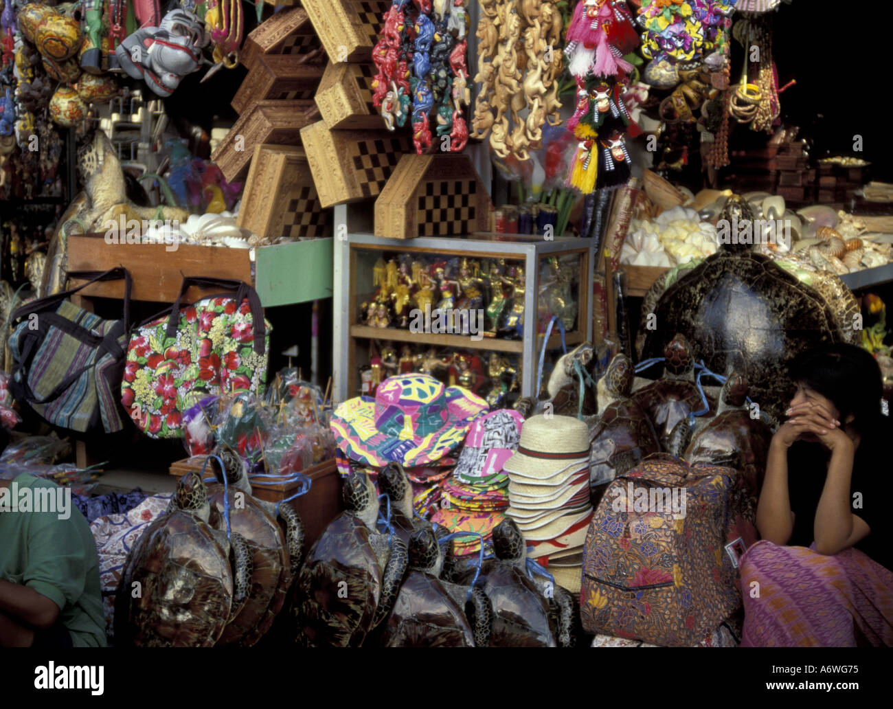 Asia, Indonesia, Bali. Street vendor Stock Photo - Alamy