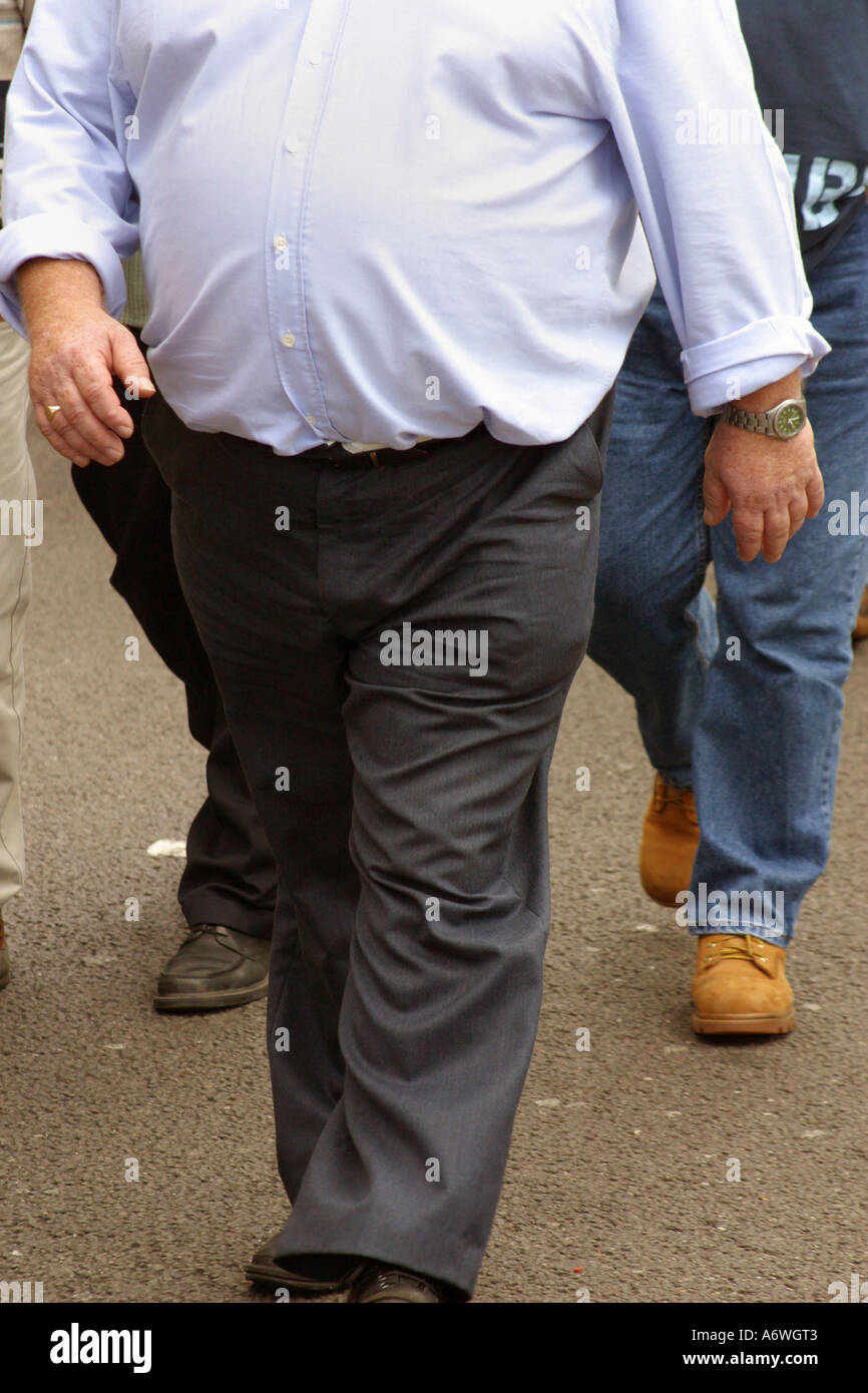 Over weight obese man hi-res stock photography and images - Alamy