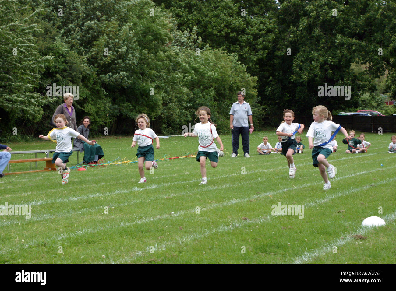 Primary school sports day race Stock Photo - Alamy
