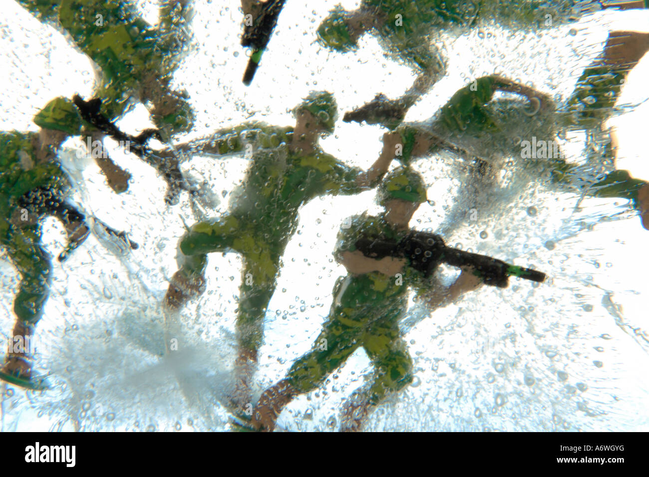 Frozen Toy Soldiers Stock Photo - Alamy