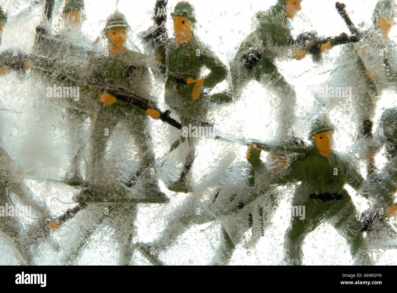 Frozen Toy Soldiers Stock Photo - Alamy