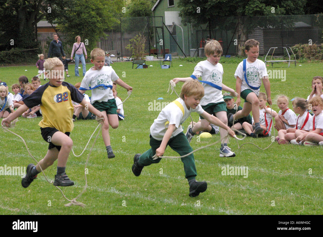 Primary school sports day race Stock Photo - Alamy