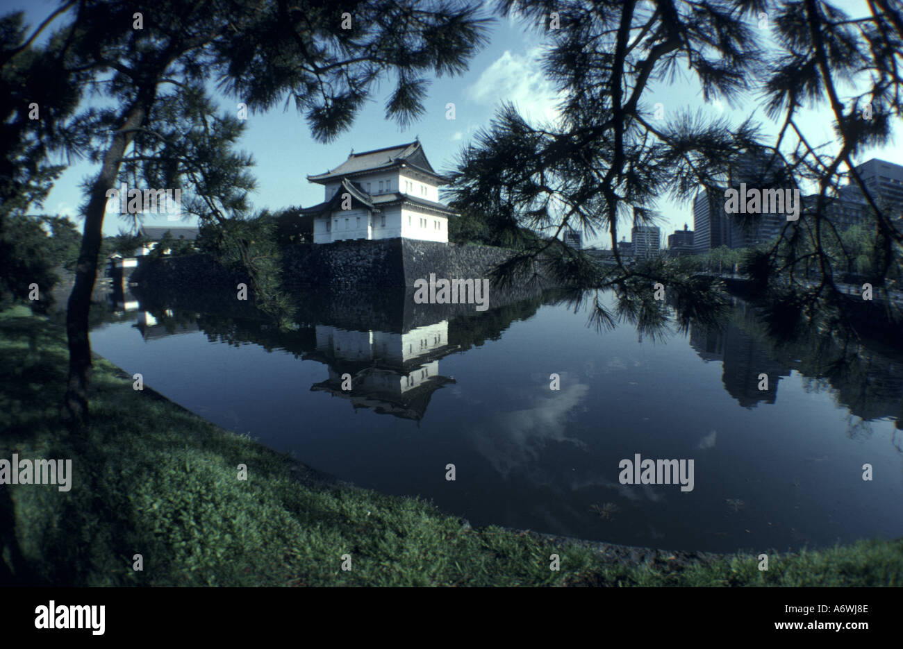 Asia, Japan, Tokyo Imperial Palace and moat Stock Photo - Alamy