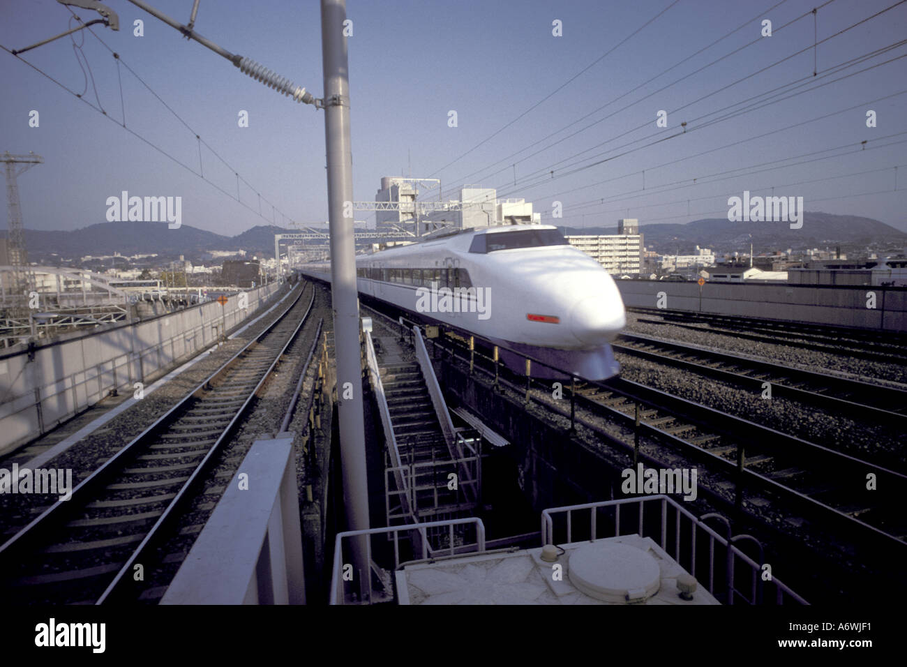 Asia, Japan, Kyoto, Bullet train Stock Photo - Alamy
