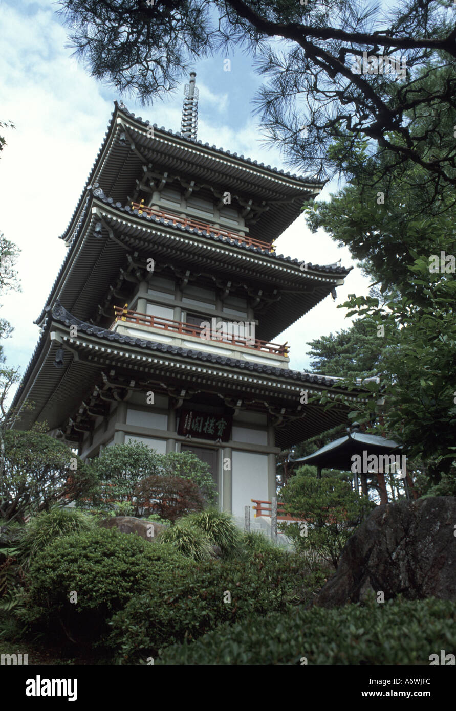 Japan, Sendai Pagoda Stock Photo - Alamy