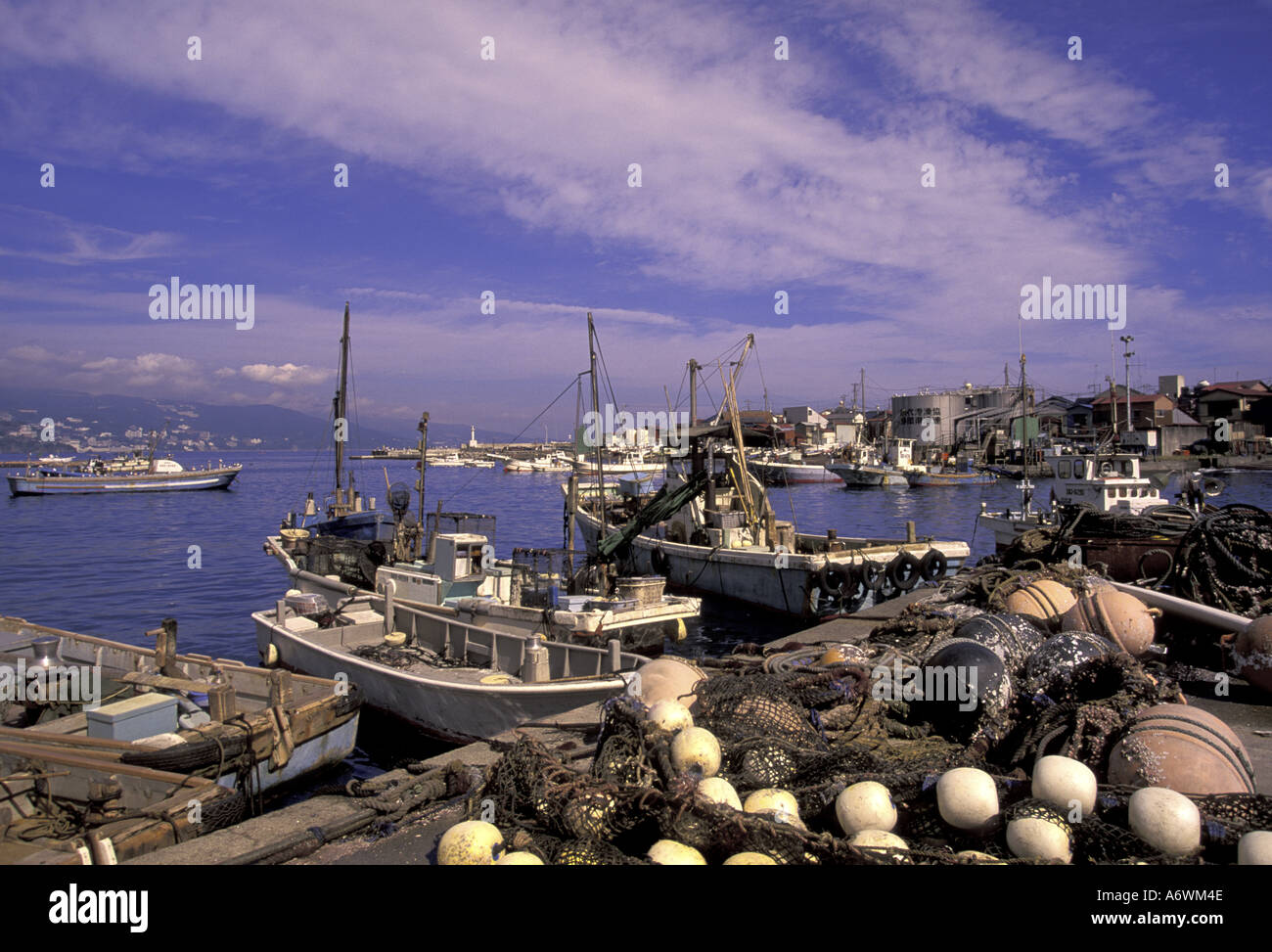 Asia, Japan, Honshu, Ito, Izu, Hanto Peninsula, Fishing port Stock ...