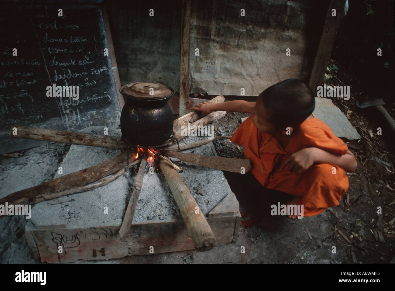 Monk tending hi-res stock photography and images - Alamy