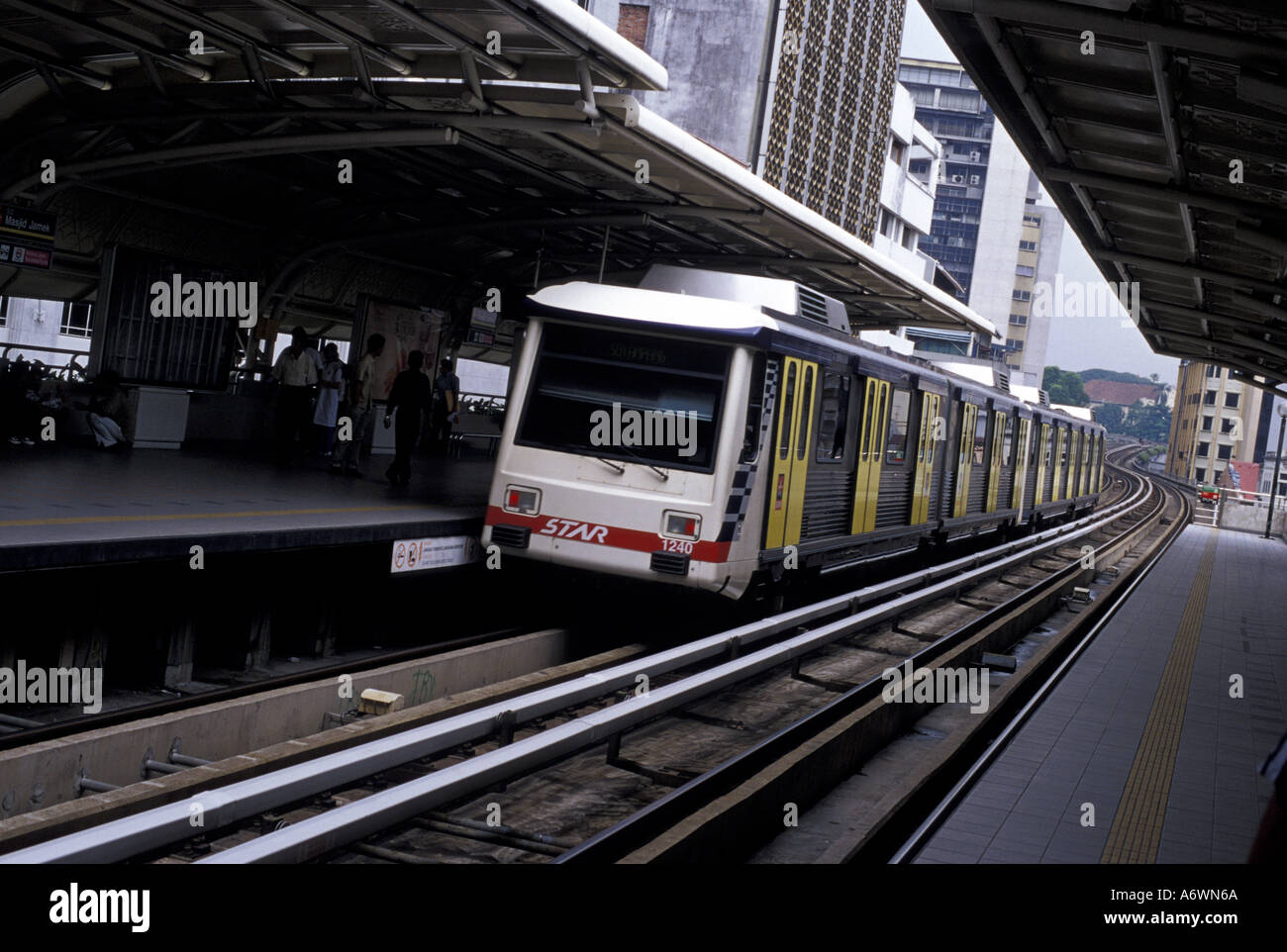 Malaysia, Malaya, Kuala Lumpur. Metro Rail System Stock Photo - Alamy